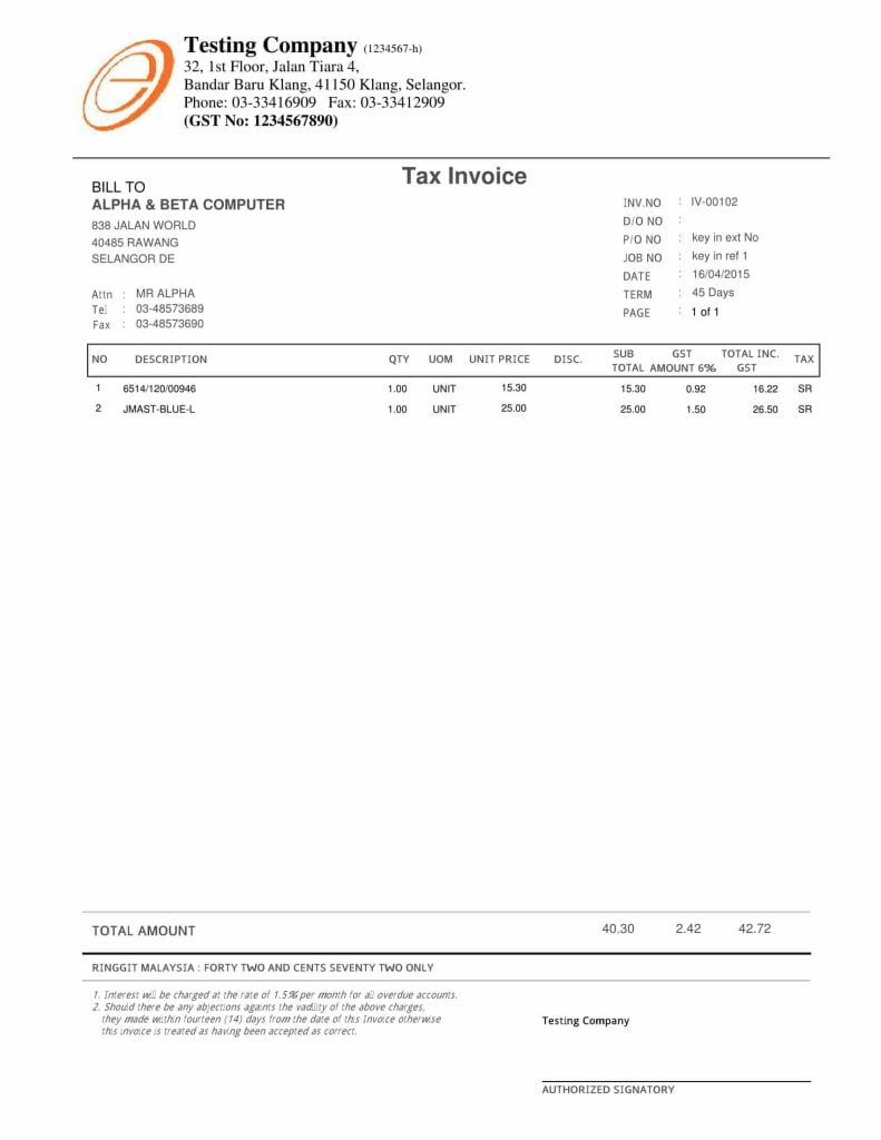 10-Tax-Invoice-1 | Everest Systems Sdn Bhd